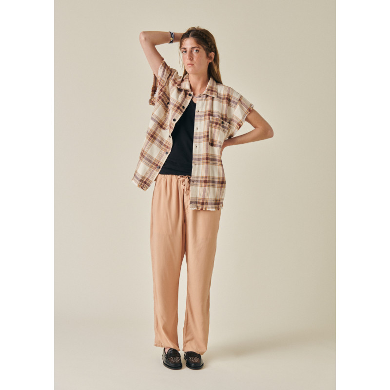 My Thinks - Nel Marron Remake Shirt - allanjoseph